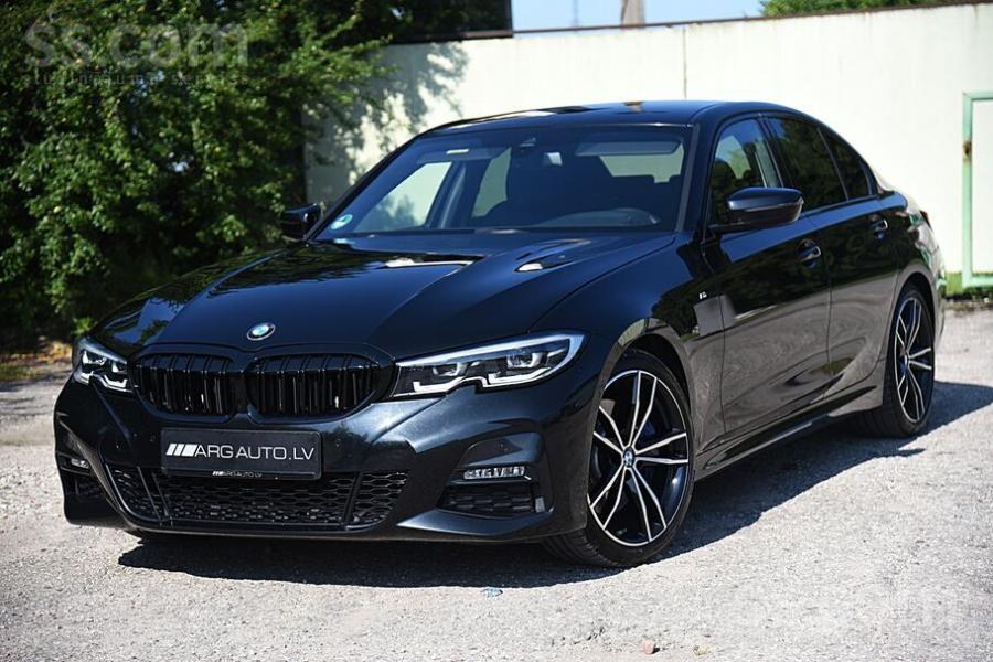 Black BMW 320 2019 in Tukums, with an engine capacity of 2.00 L and mileage of 172 thousand km for 23990 €, photo 4 on AUTOMOTO.COM.LV