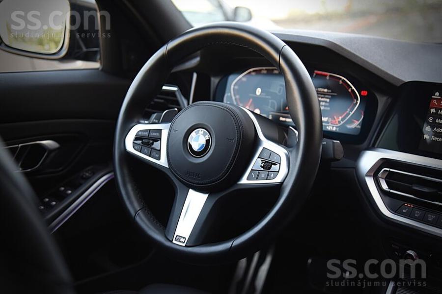 Black BMW 320 2019 in Tukums, with an engine capacity of 2.00 L and mileage of 172 thousand km for 23990 €, photo 9 on AUTOMOTO.COM.LV