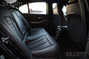 Black BMW 320 2019 in Tukums, with an engine capacity of 2.00 L and mileage of 172 thousand km for 23990 €, photo 17 on AUTOMOTO.COM.LV