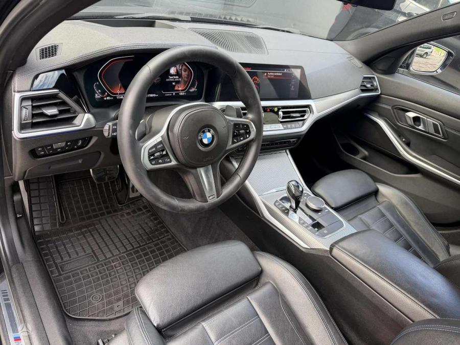 Black BMW 320 2019 in Utena, with an engine capacity of 2.00 L and mileage of 170 thousand km for 21300 €, photo 12 on AUTOMOTO.COM.LV