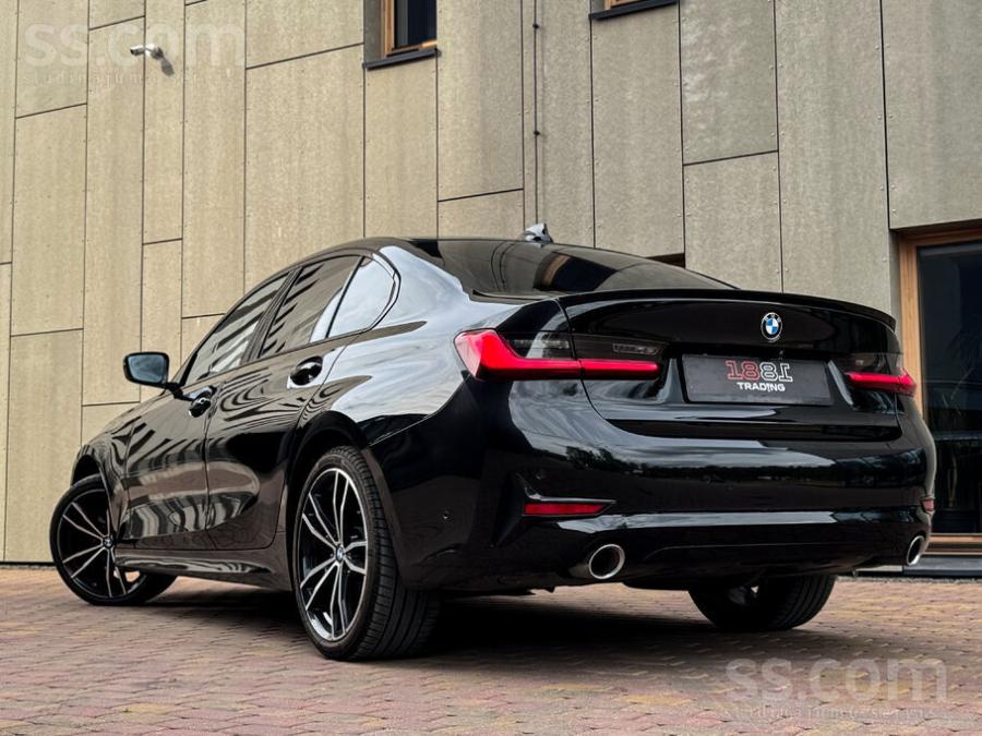 Black BMW 320 2020 in Riga, with an engine capacity of 2.00 L and mileage of 179 thousand km for 25400 €, photo 30 on AUTOMOTO.COM.LV