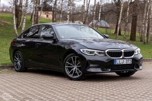 Melns BMW 320 2020 Viļņa, ar dzinēja tilpumu 2.00 L un nobraukumu 86 tūkst. km par 24500 €, foto  vietnē AUTOMOTO.COM.LV