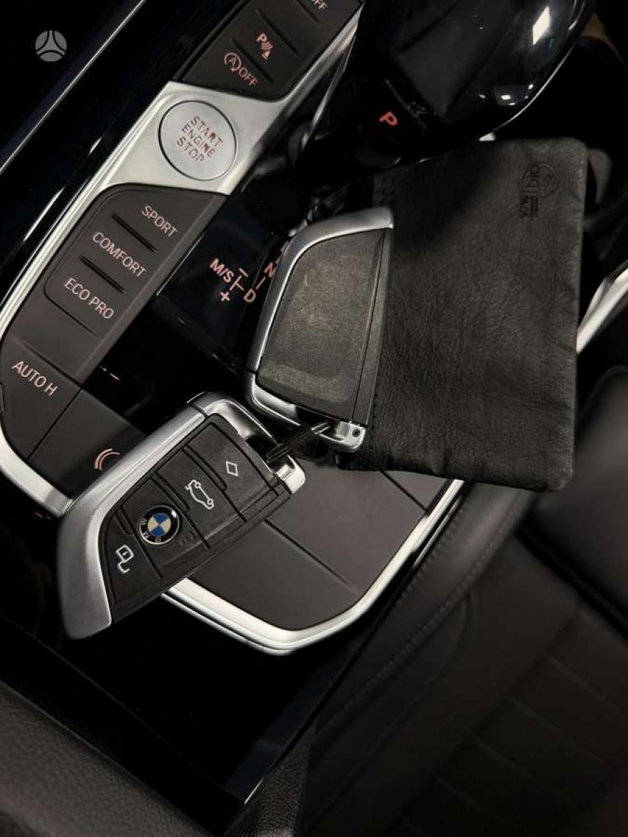 Black BMW 320 2020 in Klaipeda, with an engine capacity of 2.00 L and mileage of 227 thousand km for 20900 €, photo 23 on AUTOMOTO.COM.LV