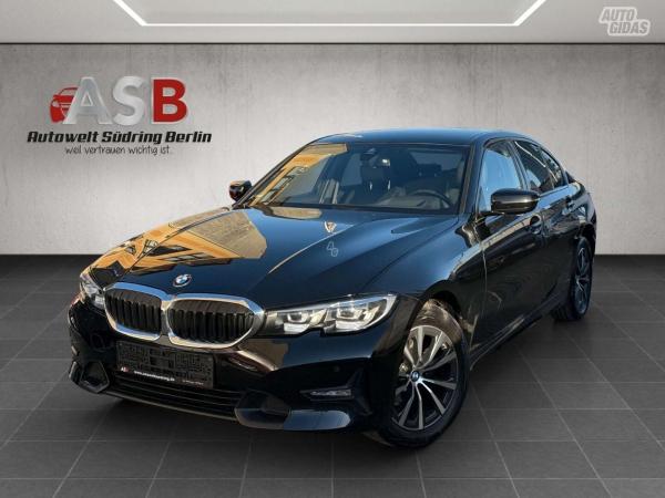 Black BMW 320 2021 in Kaunas, with an engine capacity of 2.00 L and mileage of 95 thousand km for 31647 €, photo 1 on AUTOMOTO.COM.LV