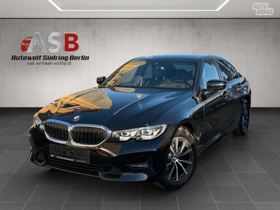 Black BMW 320 2021 in Kaunas, with an engine capacity of 2.00 L and mileage of 95 thousand km for 31647 €, photo 1 on AUTOMOTO.COM.LV