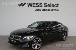 Black BMW 320 2021 in Riga, with an engine capacity of 2.00 L and mileage of 87 thousand km for 28200 €, photo  on AUTOMOTO.COM.LV