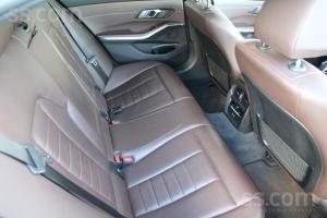 Black BMW 320 2021 in Riga, with an engine capacity of 2.00 L and mileage of 87 thousand km for 28200 €, photo 8 on AUTOMOTO.COM.LV