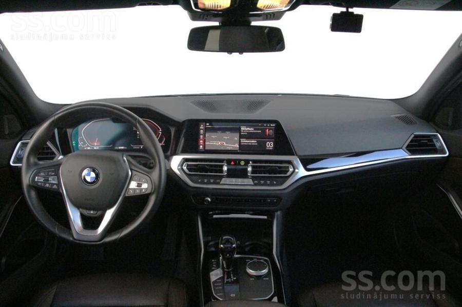 Black BMW 320 2021 in Riga, with an engine capacity of 2.00 L and mileage of 87 thousand km for 28200 €, photo 11 on AUTOMOTO.COM.LV