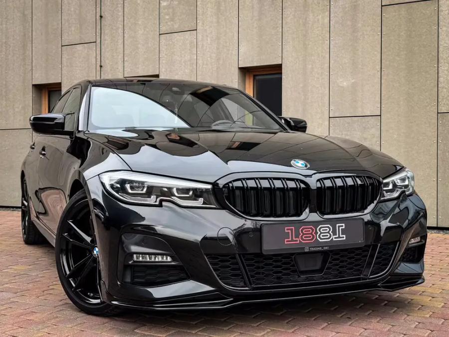 Black BMW 320 2021 in Riga, with an engine capacity of 2.00 L and mileage of 167 thousand km for 20500 €, photo 1 on AUTOMOTO.COM.LV