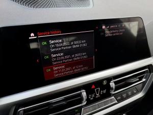 Black BMW 320 2021 in Riga, with an engine capacity of 2.00 L and mileage of 167 thousand km for 20500 €, photo 28 on AUTOMOTO.COM.LV