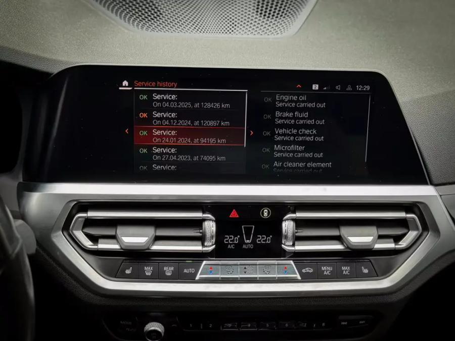 Melns BMW 320 2021 Rīga, ar dzinēja tilpumu 2.00 L un nobraukumu 136 tūkst. km par 26200 €, foto 34 vietnē AUTOMOTO.COM.LV