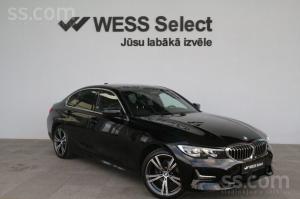 Black BMW 320 2021 in Riga, with an engine capacity of 2.00 L and mileage of 89 thousand km for 27000 €, photo 3 on AUTOMOTO.COM.LV