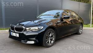 Black BMW 320 2021 in Riga, with an engine capacity of 2.00 L and mileage of 63 thousand km for 28300 €, photo  on AUTOMOTO.COM.LV