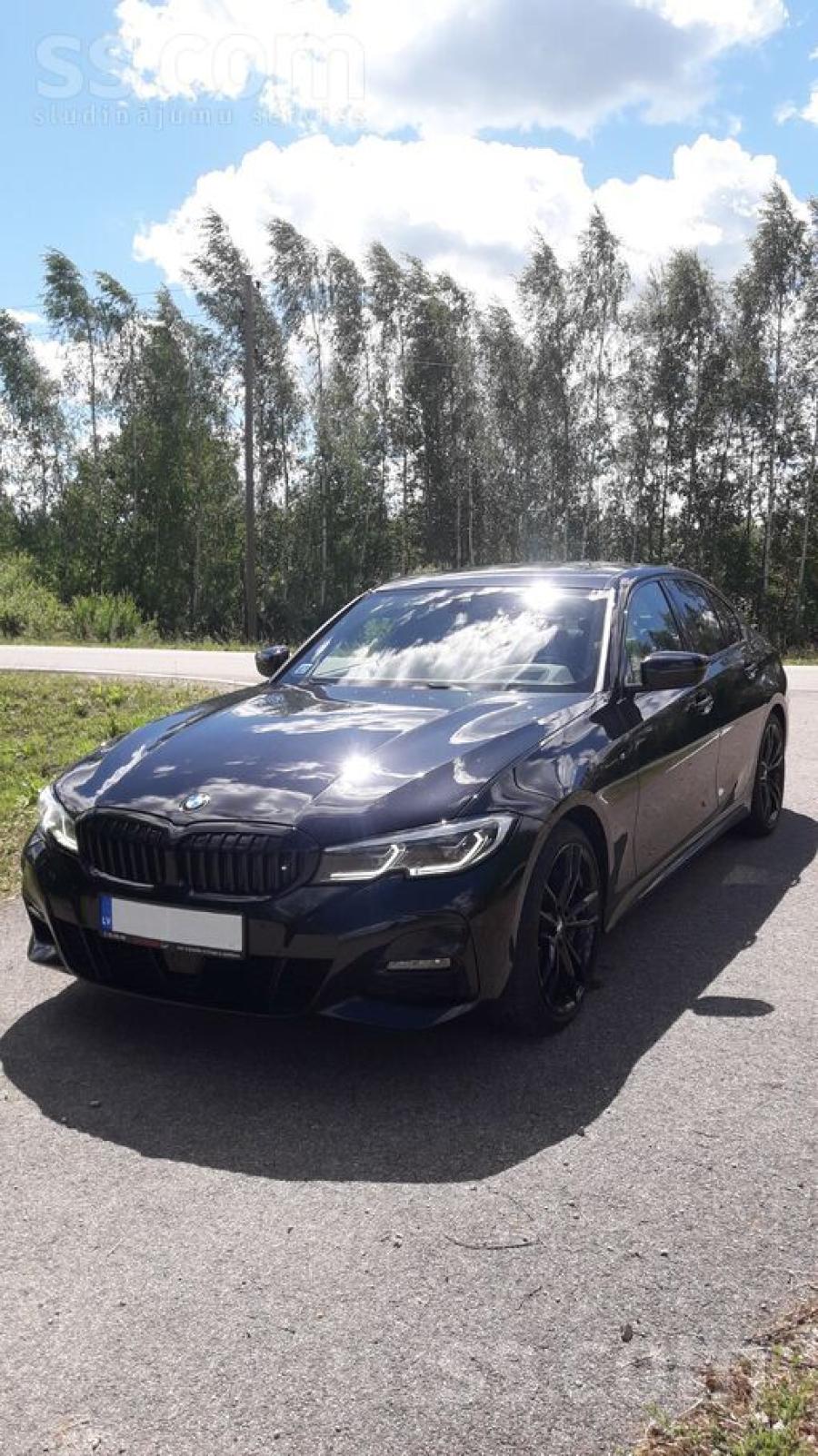 Melns BMW 320 2021 Jelgava, ar dzinēja tilpumu 2.00 L un nobraukumu 105 tūkst. km par 26500 €, foto 1 vietnē AUTOMOTO.COM.LV