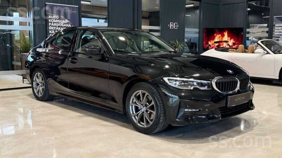 Melns BMW 320 2021 Rīga, ar dzinēja tilpumu 2.00 L un nobraukumu 64 tūkst. km par 28890 €, foto 1 vietnē AUTOMOTO.COM.LV