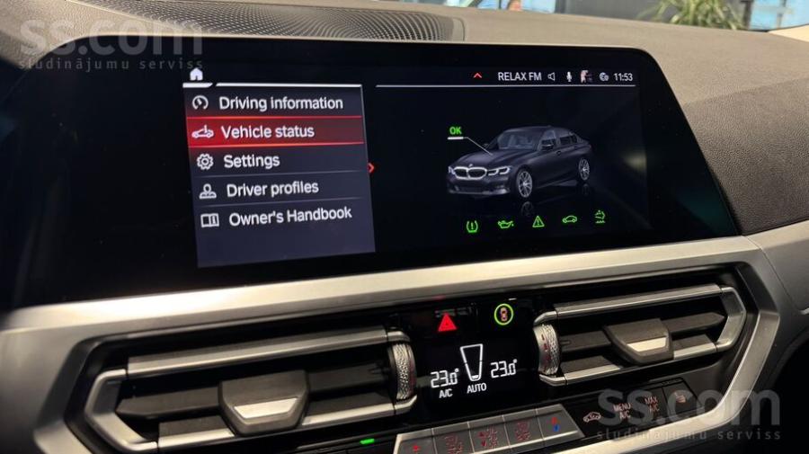 Melns BMW 320 2021 Rīga, ar dzinēja tilpumu 2.00 L un nobraukumu 64 tūkst. km par 28890 €, foto 16 vietnē AUTOMOTO.COM.LV