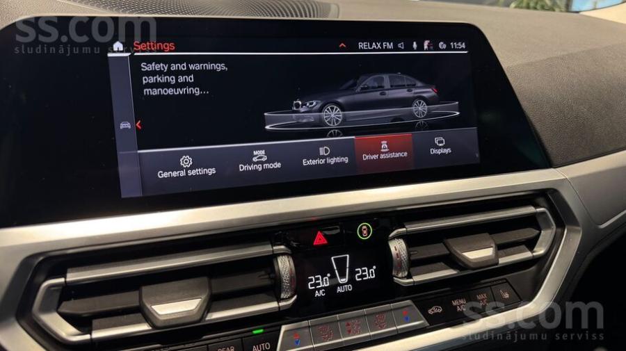 Melns BMW 320 2021 Rīga, ar dzinēja tilpumu 2.00 L un nobraukumu 64 tūkst. km par 28890 €, foto 17 vietnē AUTOMOTO.COM.LV