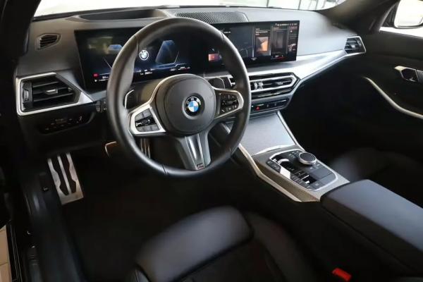 Black BMW 320 2022 in Riga, with an engine capacity of 2.00 L and mileage of 0 thousand km for 19990 €, photo 2 on AUTOMOTO.COM.LV