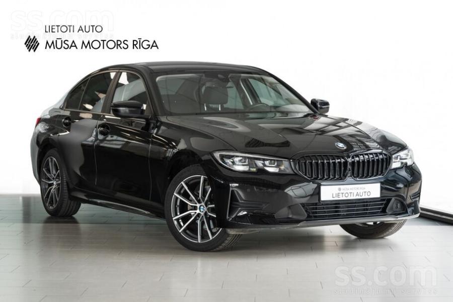 Black BMW 320 2022 in Riga, with an engine capacity of 2.00 L and mileage of 134 thousand km for 26500 €, photo 9 on AUTOMOTO.COM.LV