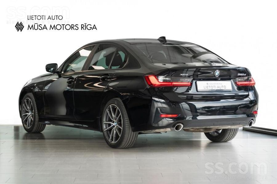Black BMW 320 2022 in Riga, with an engine capacity of 2.00 L and mileage of 134 thousand km for 26500 €, photo 10 on AUTOMOTO.COM.LV