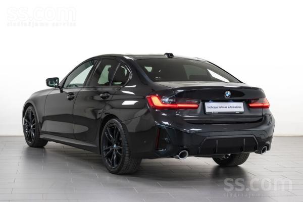 Black BMW 320 2023 in Riga, with an engine capacity of 2.00 L and mileage of 60 thousand km for 37500 €, photo 3 on AUTOMOTO.COM.LV