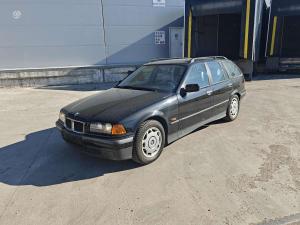 Black BMW 320 1996 in Alytus, with an engine capacity of 1.99 L and mileage of 172 thousand km for 2500 €, photo  on AUTOMOTO.COM.LV
