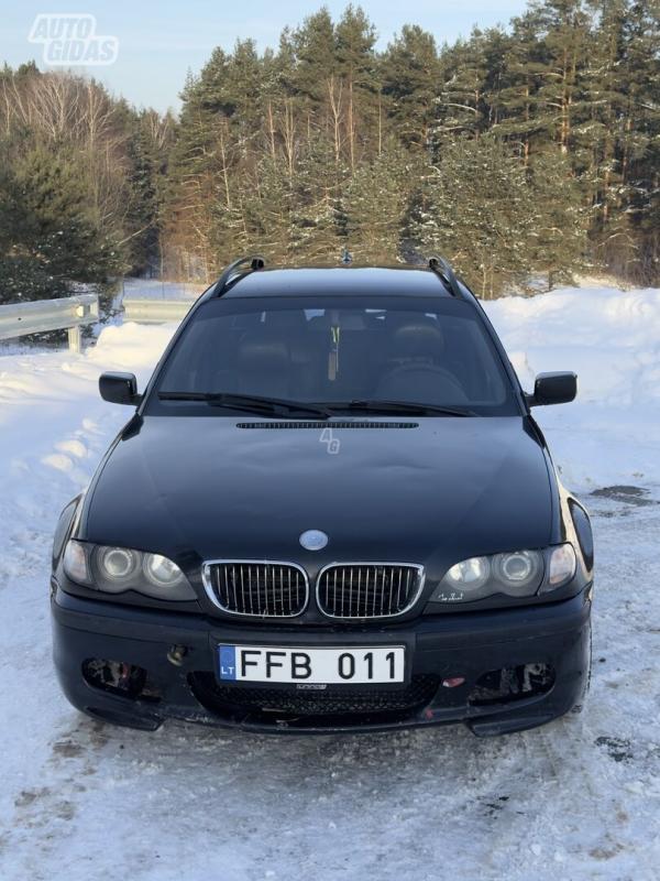 Black BMW 320 2001 in Anyksciai, with an engine capacity of 2.00 L and mileage of 471 thousand km for 1450 €, photo 2 on AUTOMOTO.COM.LV