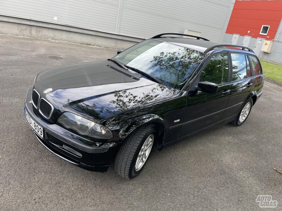 Black BMW 320 2001 in Alytus, with an engine capacity of 2.00 L and mileage of 340 thousand km for 1500 €, photo 11 on AUTOMOTO.COM.LV