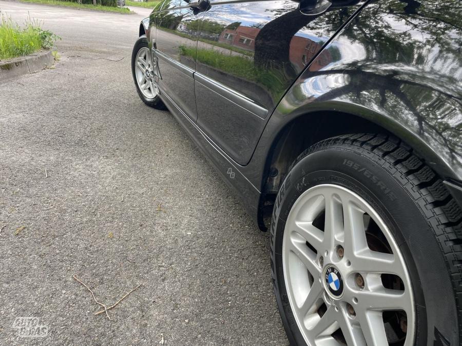 Black BMW 320 2001 in Alytus, with an engine capacity of 2.00 L and mileage of 340 thousand km for 1500 €, photo 12 on AUTOMOTO.COM.LV