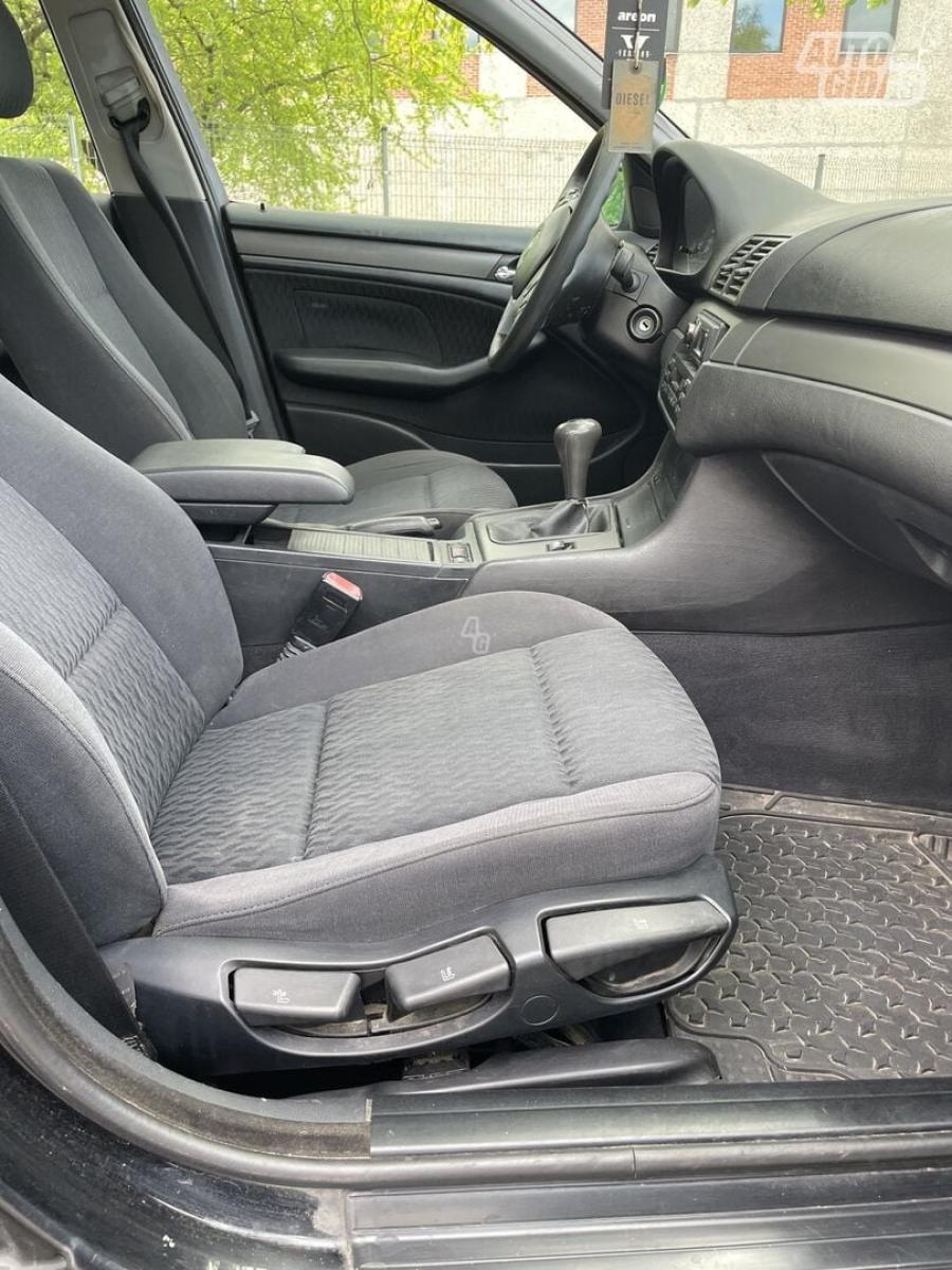 Black BMW 320 2001 in Alytus, with an engine capacity of 2.00 L and mileage of 340 thousand km for 1500 €, photo 15 on AUTOMOTO.COM.LV