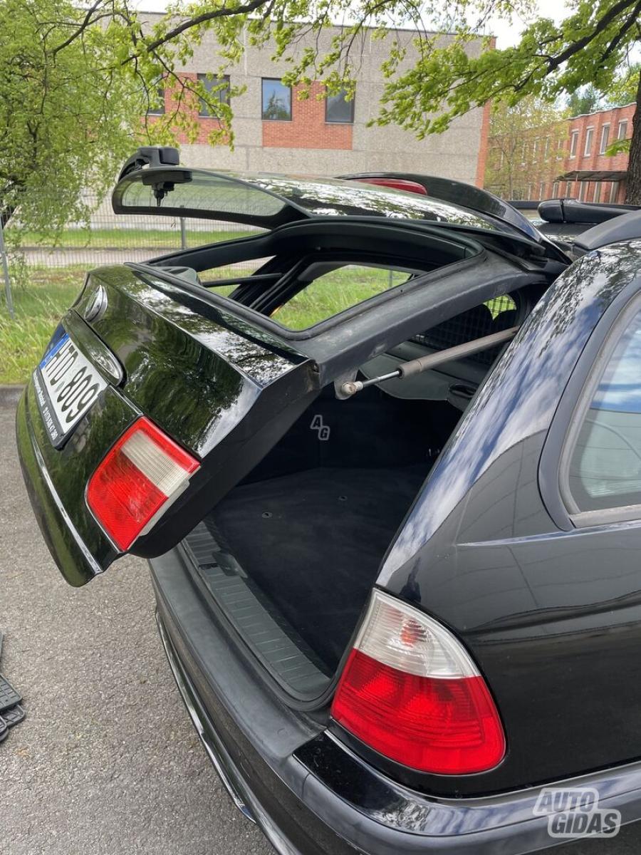 Black BMW 320 2001 in Alytus, with an engine capacity of 2.00 L and mileage of 340 thousand km for 1500 €, photo 19 on AUTOMOTO.COM.LV