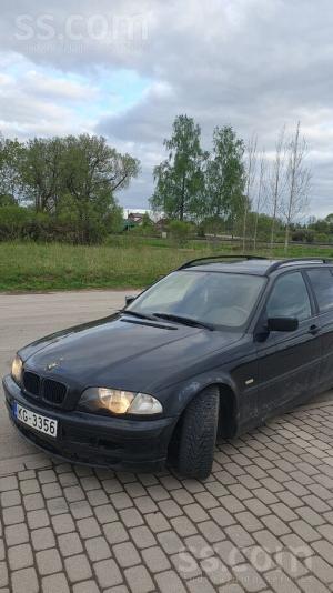 Черный БМВ 320 2001 в Краслава, объемом двигателя 2.00 л и пробегом 478 тыс. км за 1200 €, фото 3 на AUTOMOTO.COM.LV