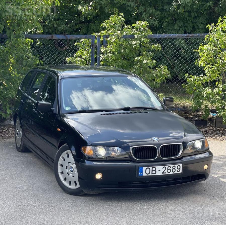 Melns BMW 320 2002 Rīga, ar dzinēja tilpumu 2.00 L un nobraukumu 319 tūkst. km par 950 €, foto 1 vietnē AUTOMOTO.COM.LV