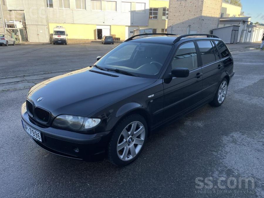 Black BMW 320 2002 in Tukums, with an engine capacity of 2.00 L and mileage of 379 thousand km for 1800 €, photo 1 on AUTOMOTO.COM.LV