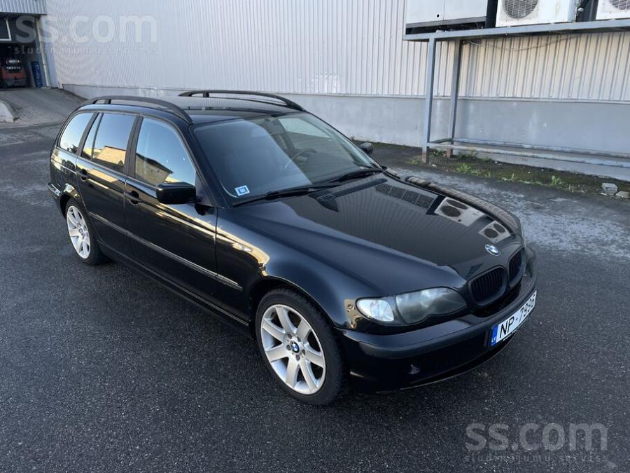 Black BMW 320 2002 in Tukums, with an engine capacity of 2.00 L and mileage of 379 thousand km for 1800 €, photo 4 on AUTOMOTO.COM.LV