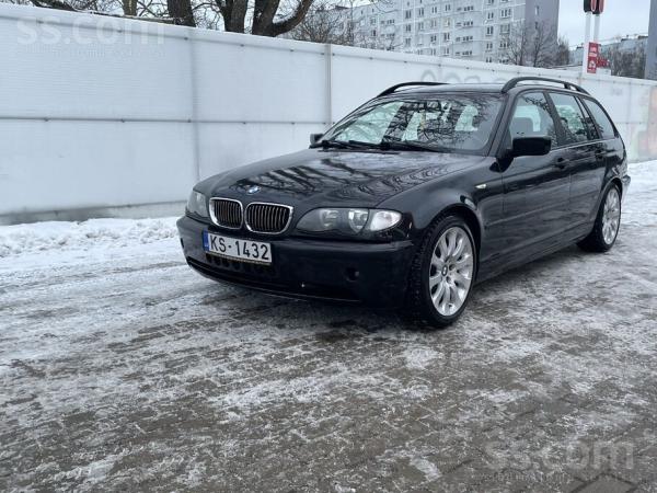 Black BMW 320 2002 in Riga, with an engine capacity of 2.00 L and mileage of 447 thousand km for 3950 €, photo 2 on AUTOMOTO.COM.LV