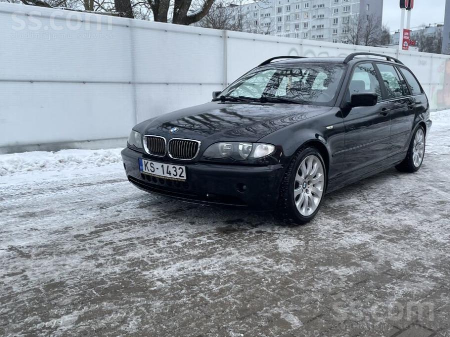 Black BMW 320 2002 in Riga, with an engine capacity of 2.00 L and mileage of 447 thousand km for 3950 €, photo 2 on AUTOMOTO.COM.LV