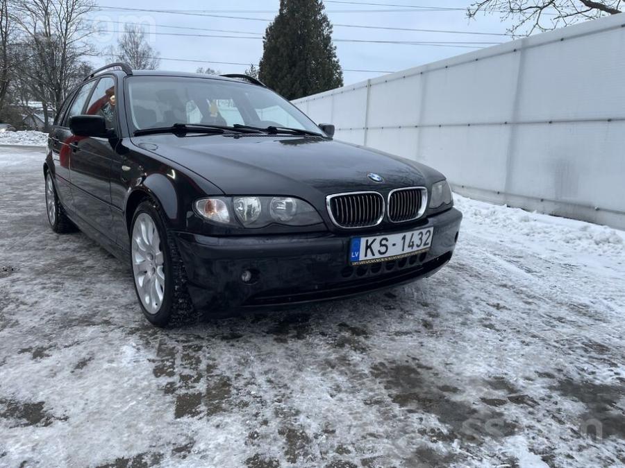 Black BMW 320 2002 in Riga, with an engine capacity of 2.00 L and mileage of 447 thousand km for 3950 €, photo 7 on AUTOMOTO.COM.LV