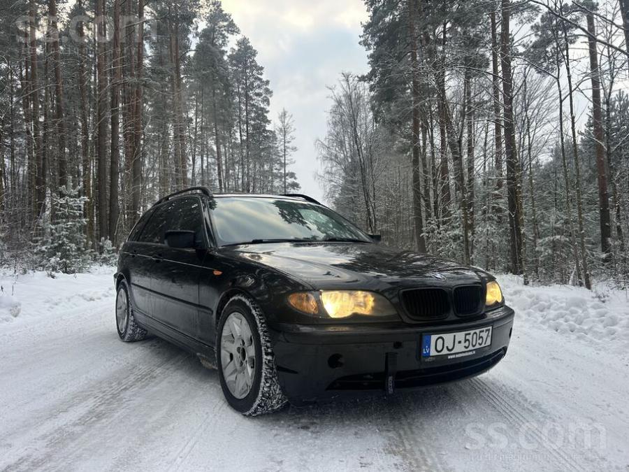 Black BMW 320 2002 in Riga, with an engine capacity of 2.20 L and mileage of 246 thousand km for 3600 €, photo 1 on AUTOMOTO.COM.LV