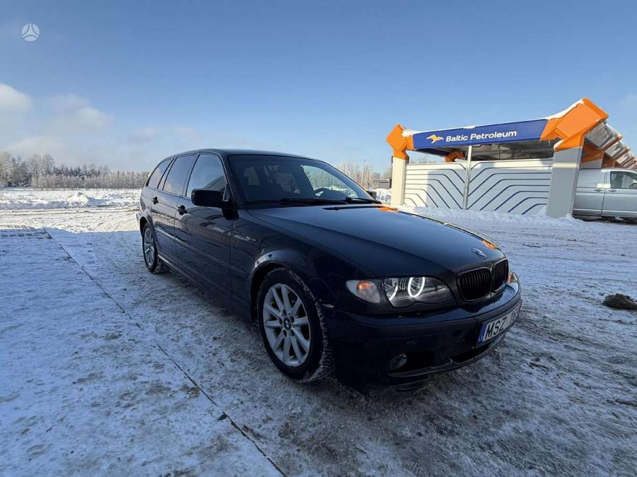 Black BMW 320 2002 in Vilnius, with an engine capacity of 2.00 L and mileage of 500 thousand km for 1950 €, photo 1 on AUTOMOTO.COM.LV