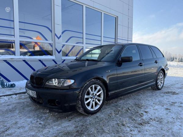 Black BMW 320 2002 in Vilnius, with an engine capacity of 2.00 L and mileage of 500 thousand km for 1950 €, photo 2 on AUTOMOTO.COM.LV