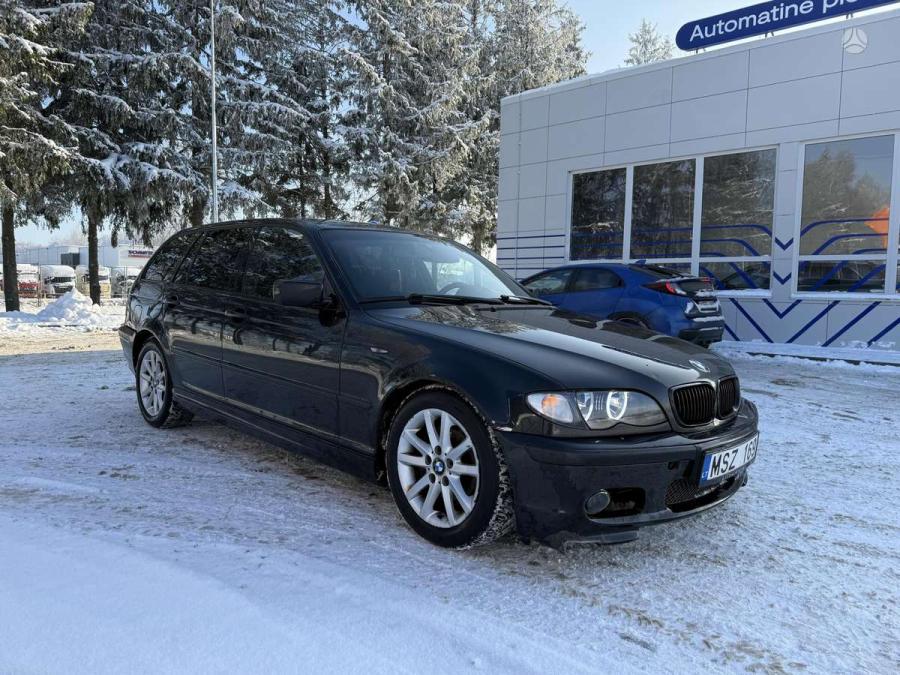 Black BMW 320 2002 in Vilnius, with an engine capacity of 2.00 L and mileage of 500 thousand km for 1950 €, photo 3 on AUTOMOTO.COM.LV