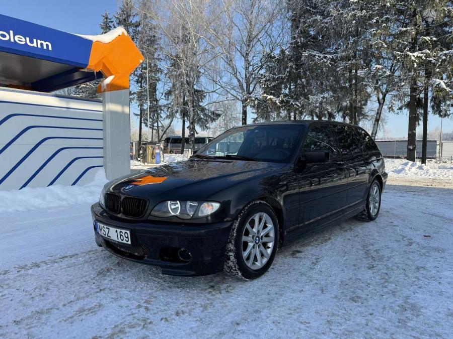 Black BMW 320 2002 in Vilnius, with an engine capacity of 2.00 L and mileage of 500 thousand km for 1950 €, photo 4 on AUTOMOTO.COM.LV