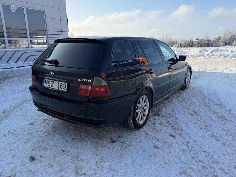 Black BMW 320 2002 in Vilnius, with an engine capacity of 2.00 L and mileage of 500 thousand km for 1950 €, photo 5 on AUTOMOTO.COM.LV