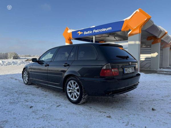 Black BMW 320 2002 in Vilnius, with an engine capacity of 2.00 L and mileage of 500 thousand km for 1950 €, photo 6 on AUTOMOTO.COM.LV