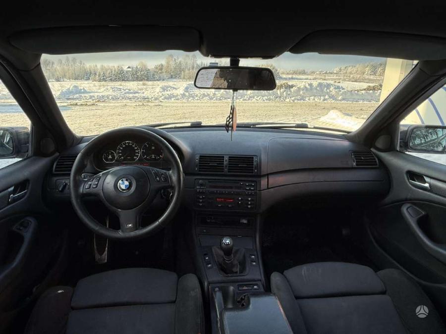 Black BMW 320 2002 in Vilnius, with an engine capacity of 2.00 L and mileage of 500 thousand km for 1950 €, photo 7 on AUTOMOTO.COM.LV