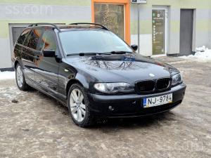 Black BMW 320 2002 in Riga, with an engine capacity of 2.00 L and mileage of 0 thousand km for 2400 €, photo  on AUTOMOTO.COM.LV