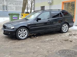 Black BMW 320 2002 in Riga, with an engine capacity of 2.00 L and mileage of 0 thousand km for 2400 €, photo 4 on AUTOMOTO.COM.LV
