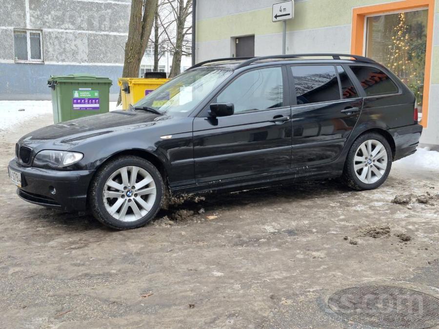 Black BMW 320 2002 in Riga, with an engine capacity of 2.00 L and mileage of 0 thousand km for 2400 €, photo 4 on AUTOMOTO.COM.LV