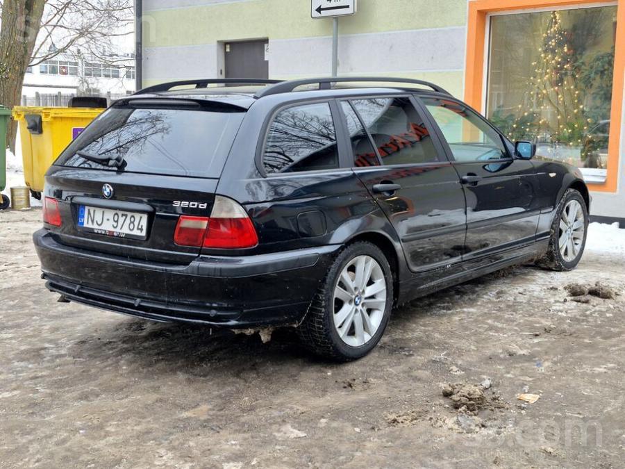 Black BMW 320 2002 in Riga, with an engine capacity of 2.00 L and mileage of 0 thousand km for 2400 €, photo 5 on AUTOMOTO.COM.LV